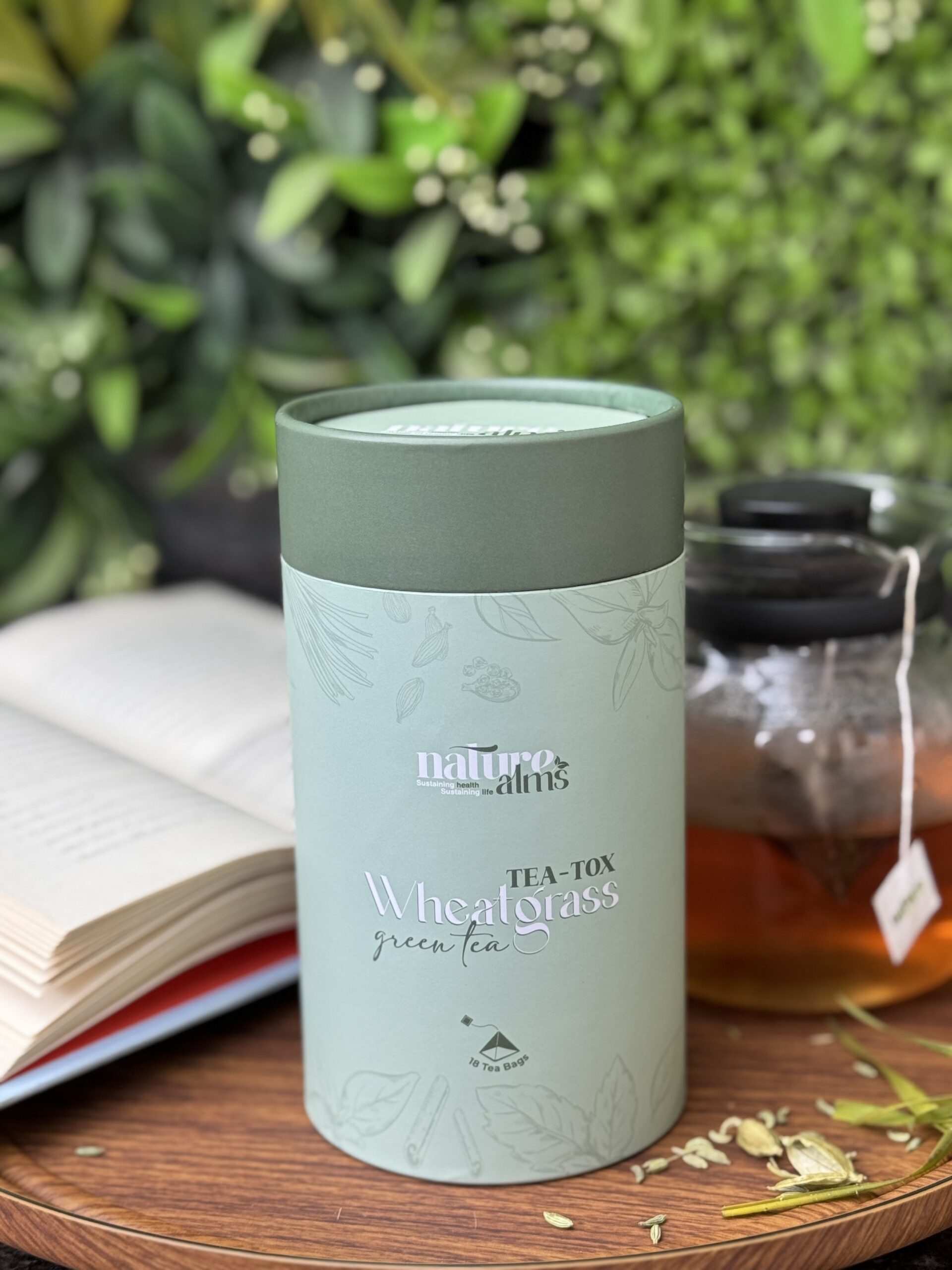 Wheatgrass Geen Tea — Nature Alms Organics